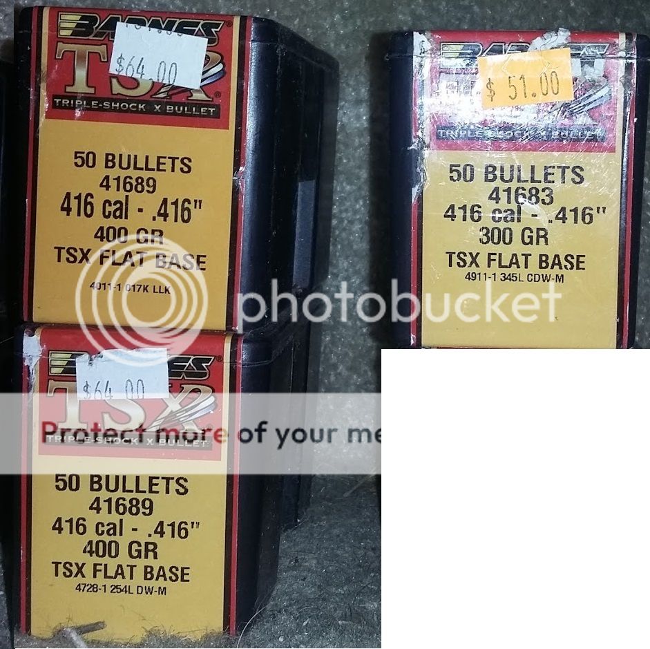 .416 Projectiles - Barnes TSP Triple Shock - 24hourcampfire