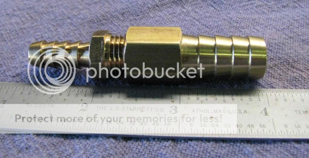 DIY: Fuel Line Reducer - For Kawasaki Filter use | Honda CX 500 Forum