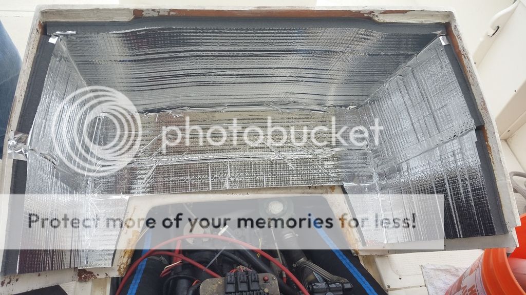 Engine Cover Insulation Project | Shamrock Boat Owners' Club